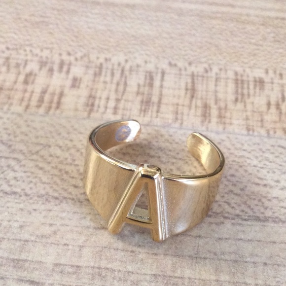 Unique Vintage | Jewelry | Letter A Ring | Poshmark